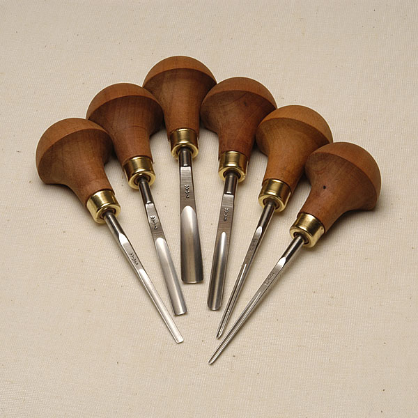 Set of 6 Swiss Cutting Tools by Pfeil - Intaglio Printmaker