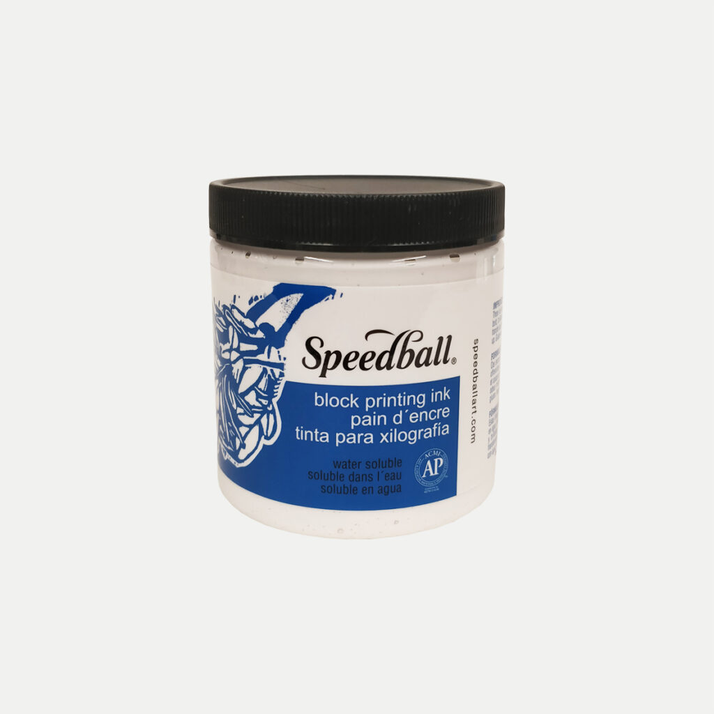 Speedball Water Soluble Block Printing Ink White - Intaglio Printmaker